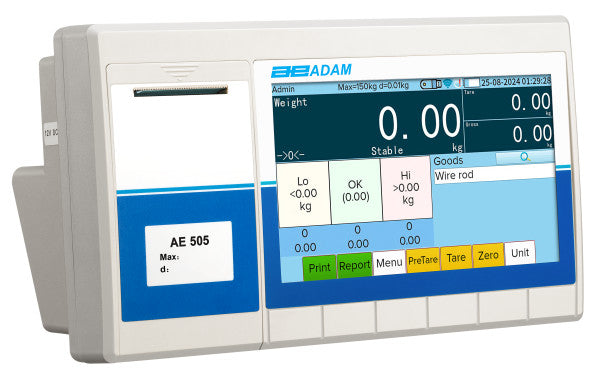 Adam AE505 8' Touch-Screen Label Printing Indicator - Scaletec